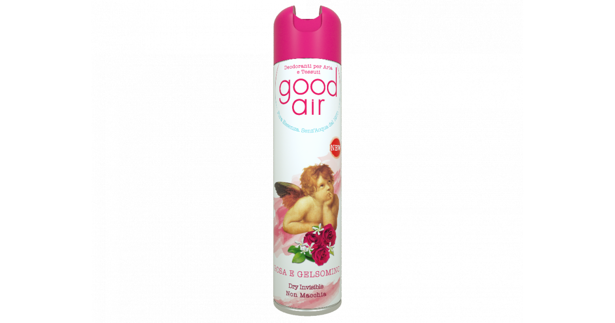Deodorante Spray per Ambienti e Tessuti Rosa e Gelsomino